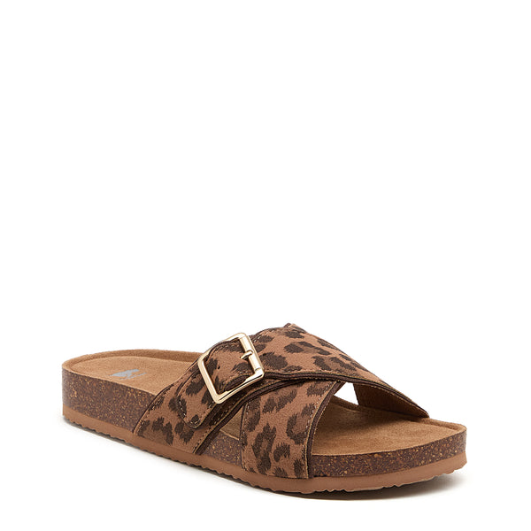 Rocket Dog Women’s Annie Tan Leopard Print Slide Sandal – Rocket Dog®