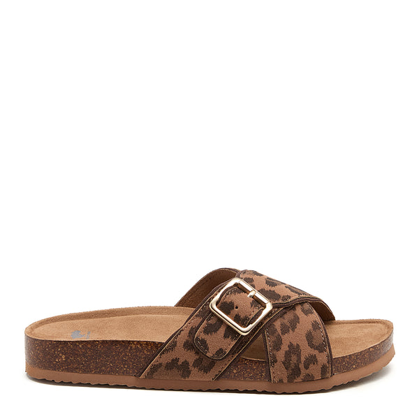 Rocket Dog Women’s Annie Tan Leopard Print Slide Sandal – Rocket Dog®